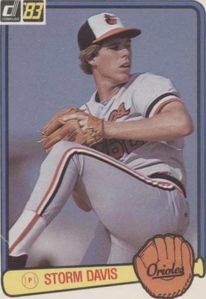 1983 Donruss - #619 Storm Davis (RC) for sale online | eBay