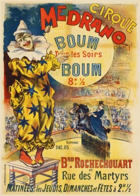 CIRQUE MEDRANO BOUM Rf256 - POSTER HQ 60x85cm d'une AFFICHE VINTAGE | eBay