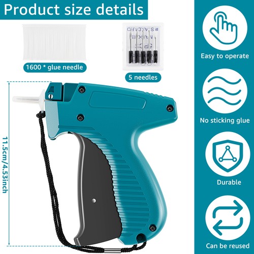 1606Pcs Tagging Tool Kit with 1600 Barb Fastener and 5 Needle Standard ...