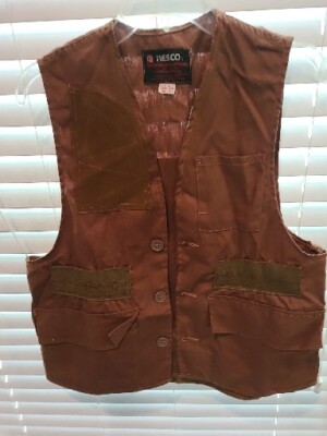 Vintage Nesco Mens Large Shooting Vest Hunting Shell Holders Cotton ...