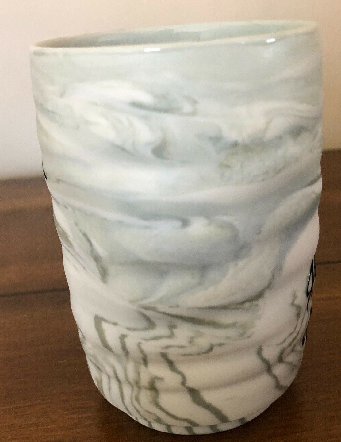 Vintage Incolay Stone Green Marble Pattern Cameo Mug / Stein Vase | eBay