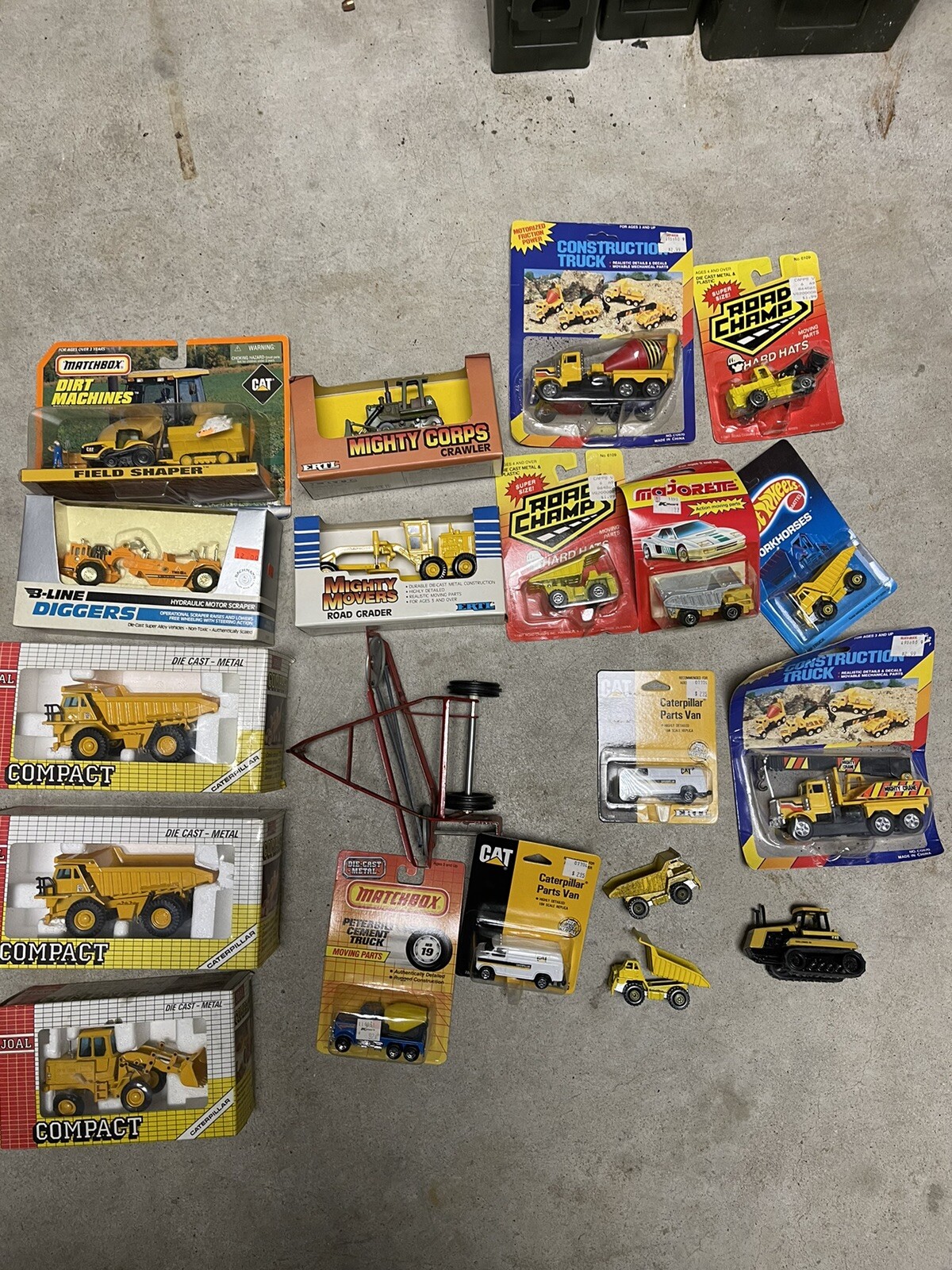 Vintage Diecast Lot of CAT John Deere Tonka Construction Toys Skid ...