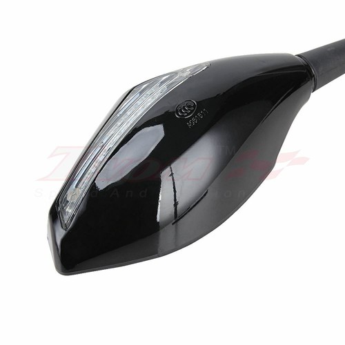 Rearview Side Mirrors LED Turn Signal For Yamaha YZF R6 1999-2012 R6S ...