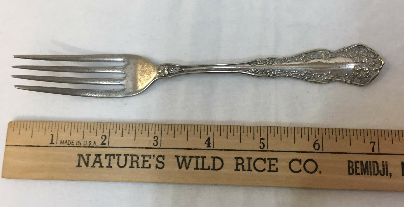 Dinner Fork RC Co Chester Pattern Silverplate Vintage Magnolia Flower ...
