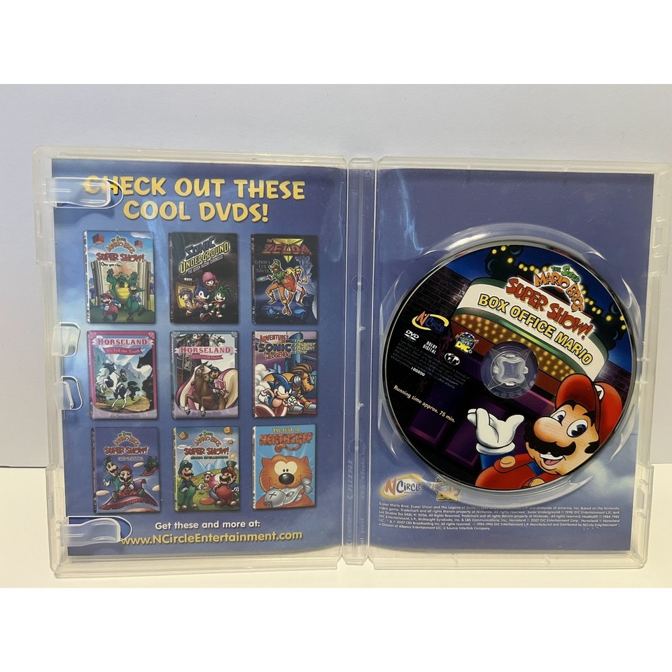 The Super Mario Bros Super Show! Box Office Mario DVD | eBay