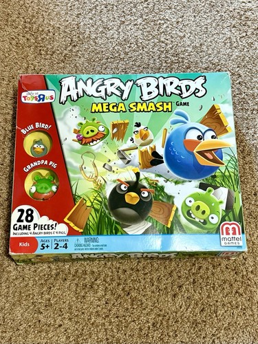 Angry Birds Mega Smash Game 2012 w/instructions RARE Missing One Square ...