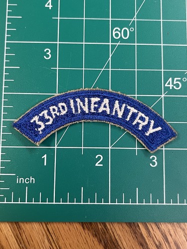Post WWII 33rd Infantry Brigade Patch Tab Rocker | eBay