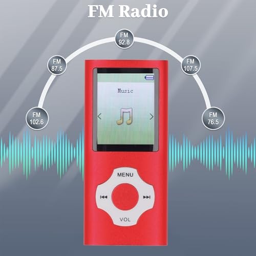 MP3 MP4 Player, Music Player with Bluetooth5.0, 1.8 Inch Color Screen ...