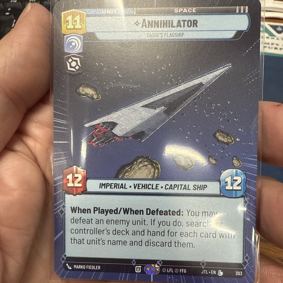 Star Wars Unlimited - Annihilator - Tagge's Flagship (Hyperspace) - JTL ...