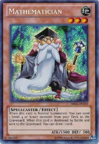 YU-GI-OH! Mathematician (DRLG-EN023) Secret Rare NM/M | eBay