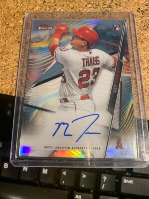 2020 TOPPS FINEST MATT THAISS ROOKIE AUTOGRAPH CARD ~ #FA-MTH | eBay