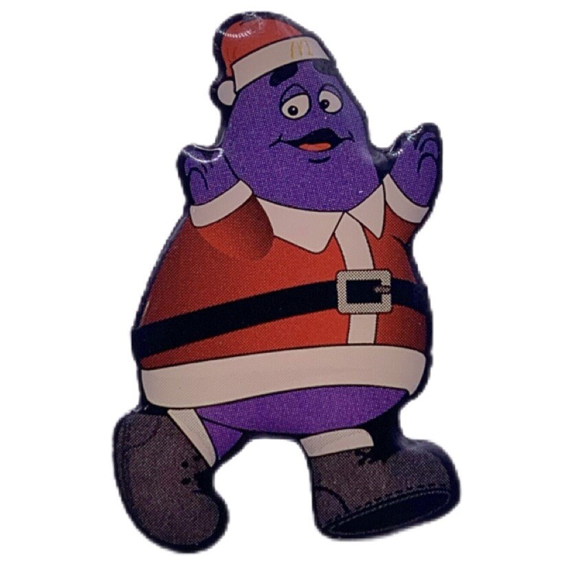2015 McDonald’s Grimace Santa Christmas Souvenir Pin | eBay