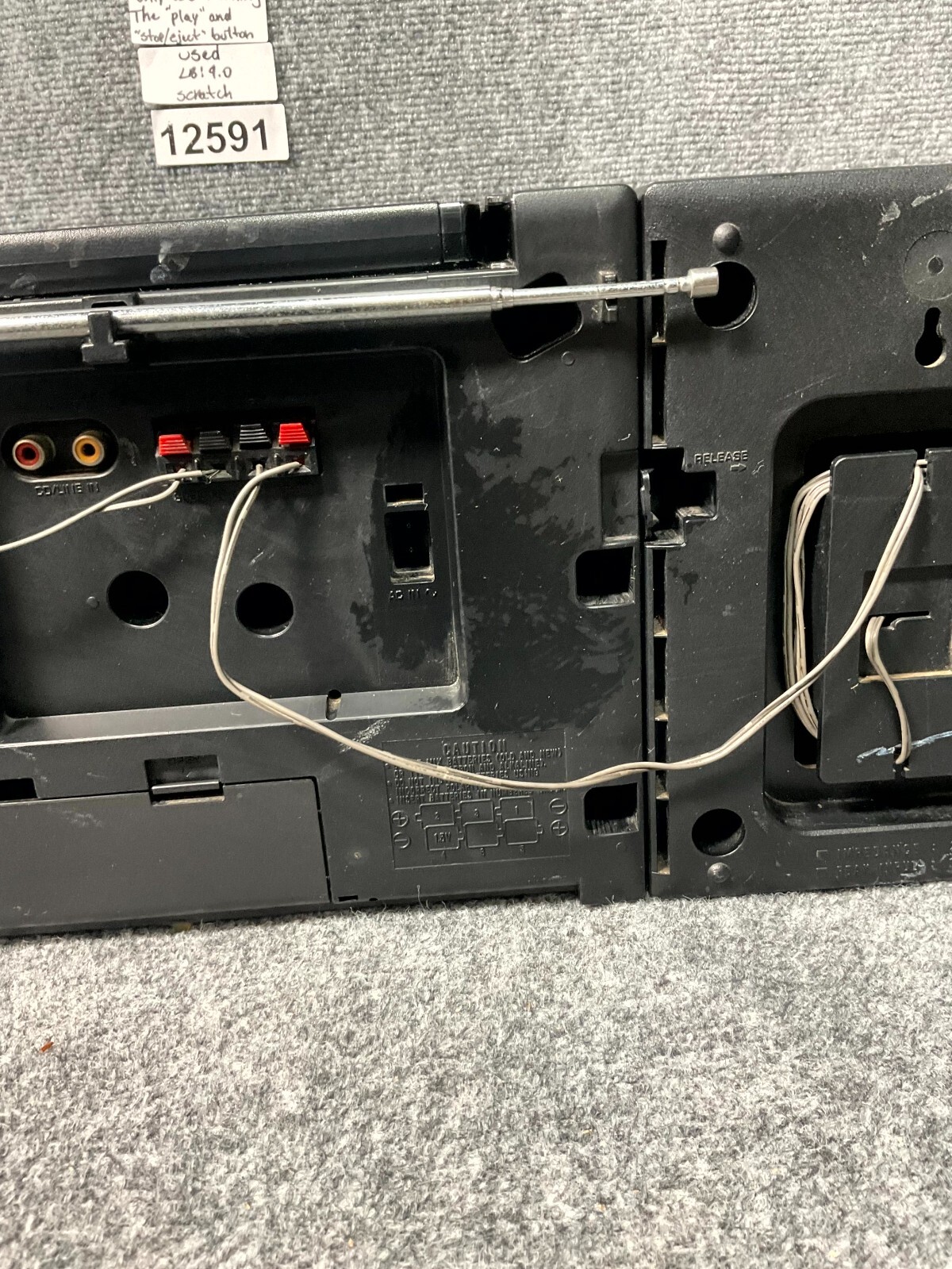 Panasonic RX-CT800 Portable AM FM Dual Cassette Boombox | eBay