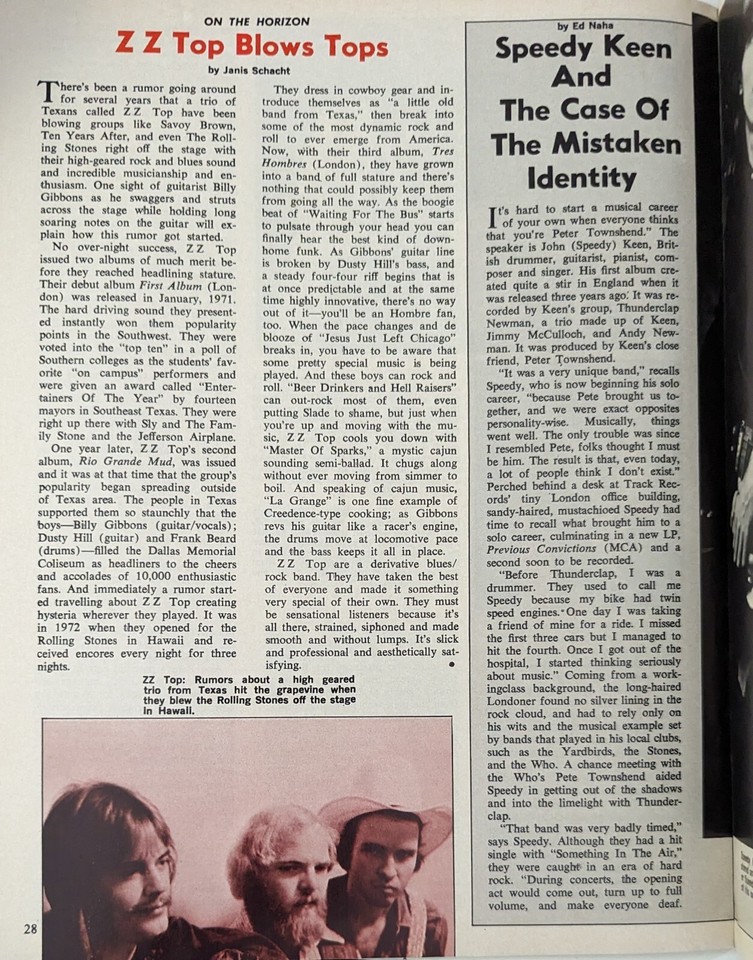 Circus Magazine November 1973 Uriah Heep, America, Clapton, Stones, Led ...