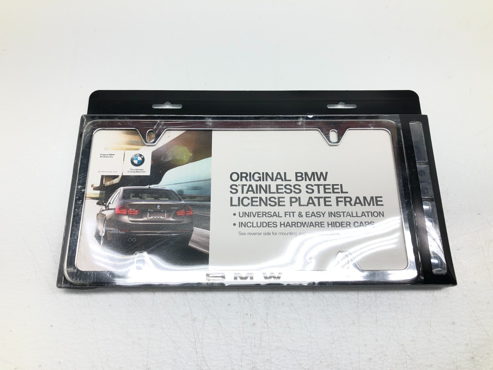 2018-2023 BMW X3 G01 REAR LICENSE PLATE FRAME TRIM HOLDER BRACKET SET ...