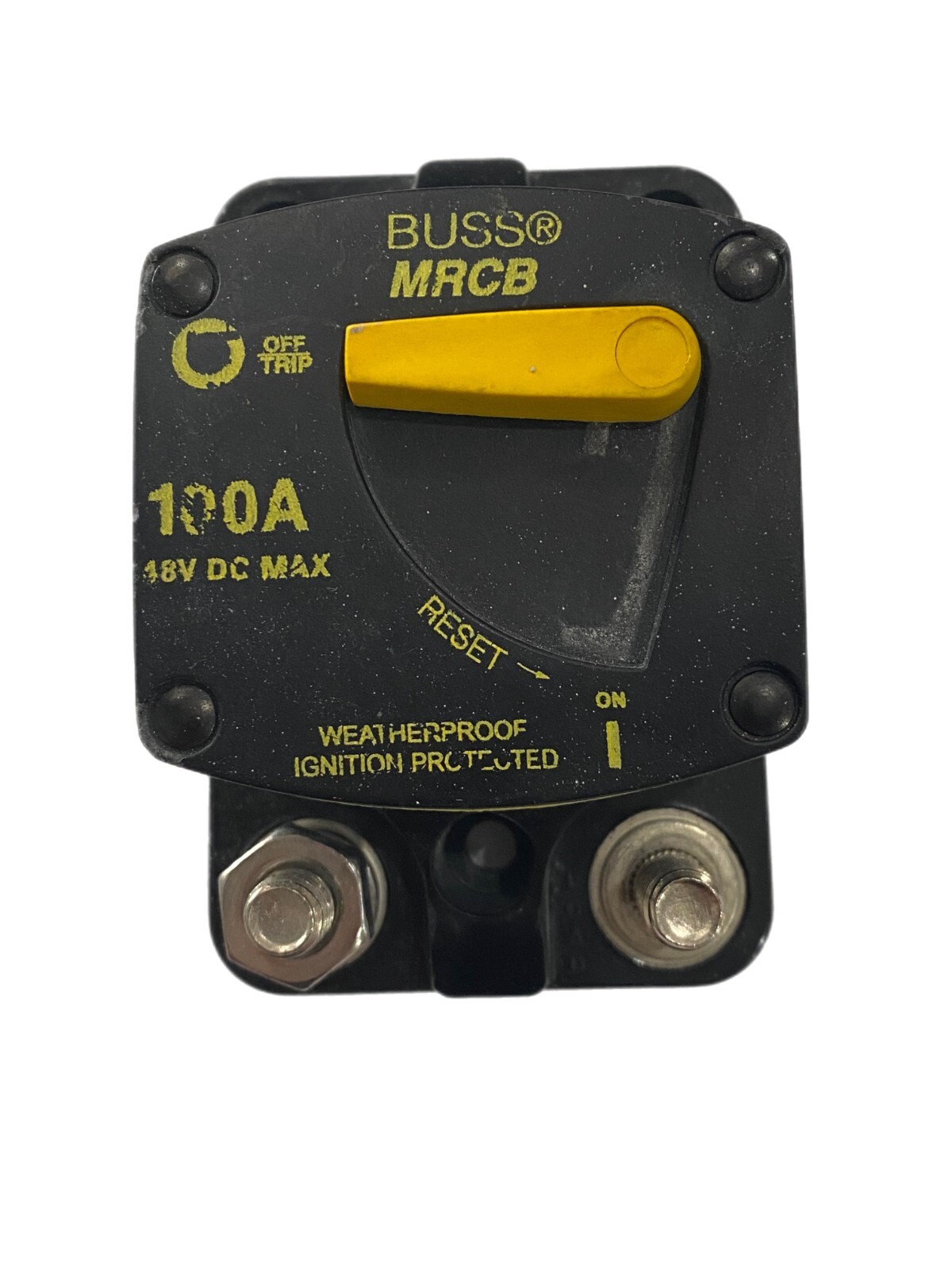 Eaton Bussman DC Circuit Breaker MRCB 100 AMP Manual Reset 187060-08-1 ...