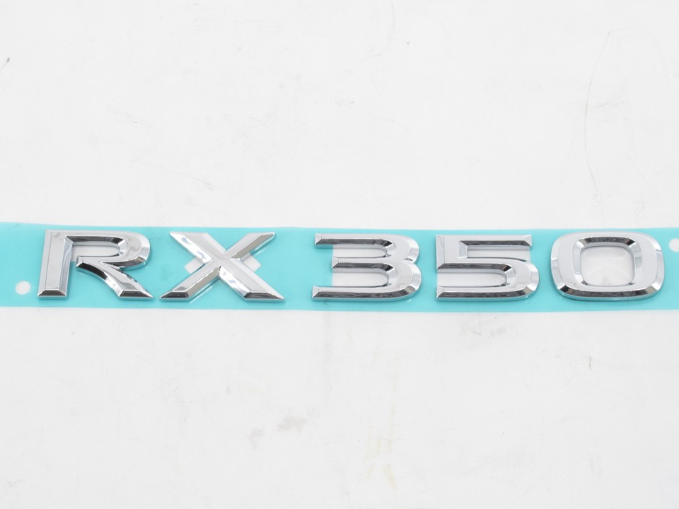 Genuine OEM Lexus 75443-0E030 "RX 350" Rear Emblem Name Plate Lift ...