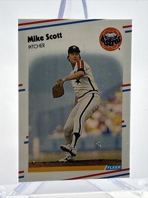1988 Fleer Classic MINI Mike Scott Baseball Card #80 Mint FREE SHIPPING ...