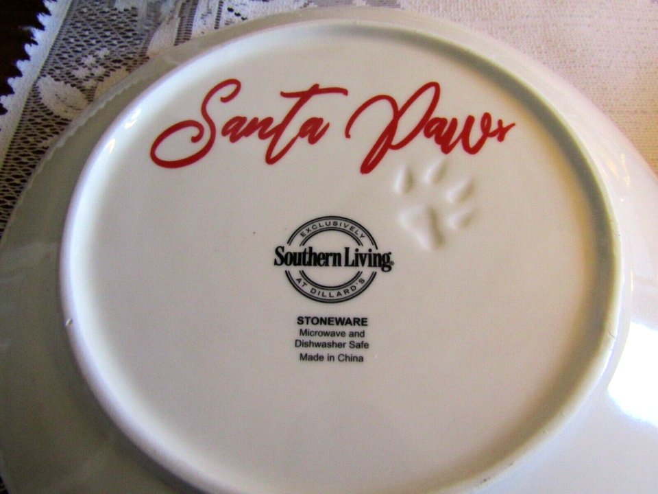 ( 4 ) Southern Living Christmas Santa Paws / FRENCH BULL DOG / Dessert ...