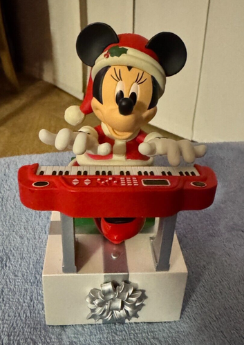 2013 Hallmark Disney Wireless Band “Minnie Mouse” playing piano- TESTED ...