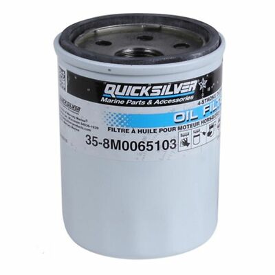 Genuine Quicksilver OIL FILTER for 75HP 90HP Mercury Mariner 4-Stroke ...
