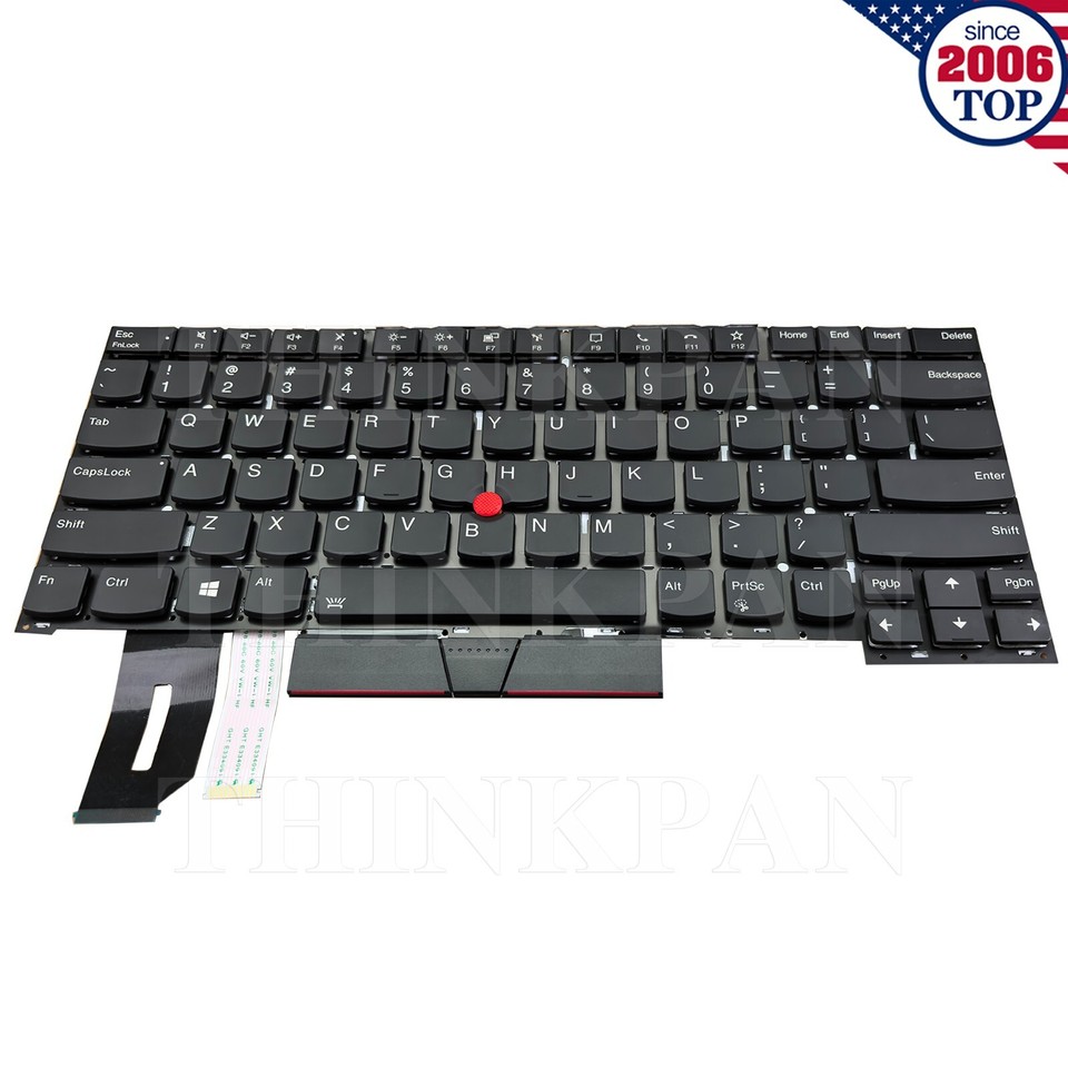 New US Keyboard Backlit for Lenovo ThinkPad T14s Gen1 P1 Gen3 X1 ...