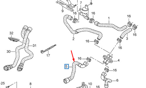 NEW COOLANT PIPE HOSE For AUDI Q5 8R 8R0819334AC | eBay