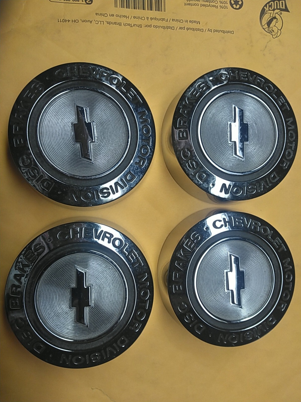 CORVETTE NOS Rally Center Caps, W/ Disc Brakes #3908762 1967-68 | eBay