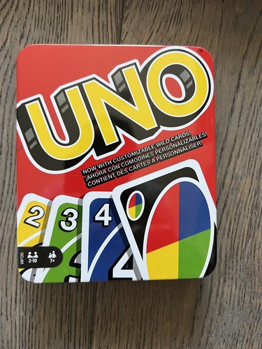 Mattel Games UNO - Classic (Collectible Storage Tin) Card Game. NEW IN ...