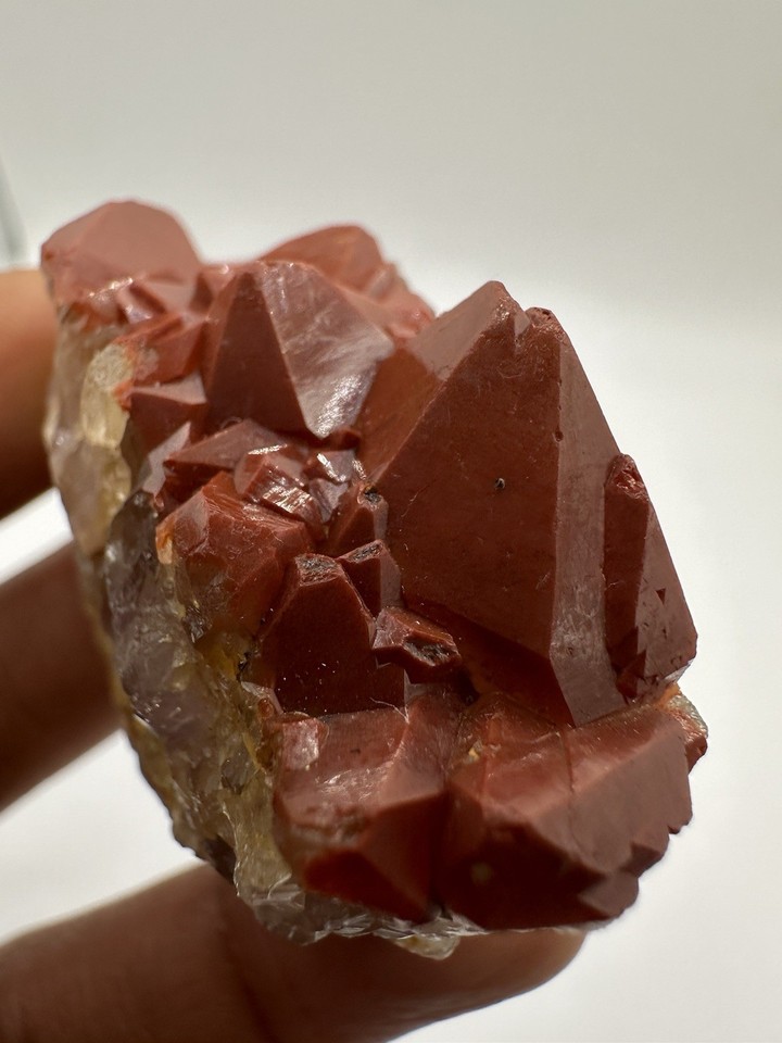 Red Hematite Capped Amethyst Thunder Bay Canada | eBay UK