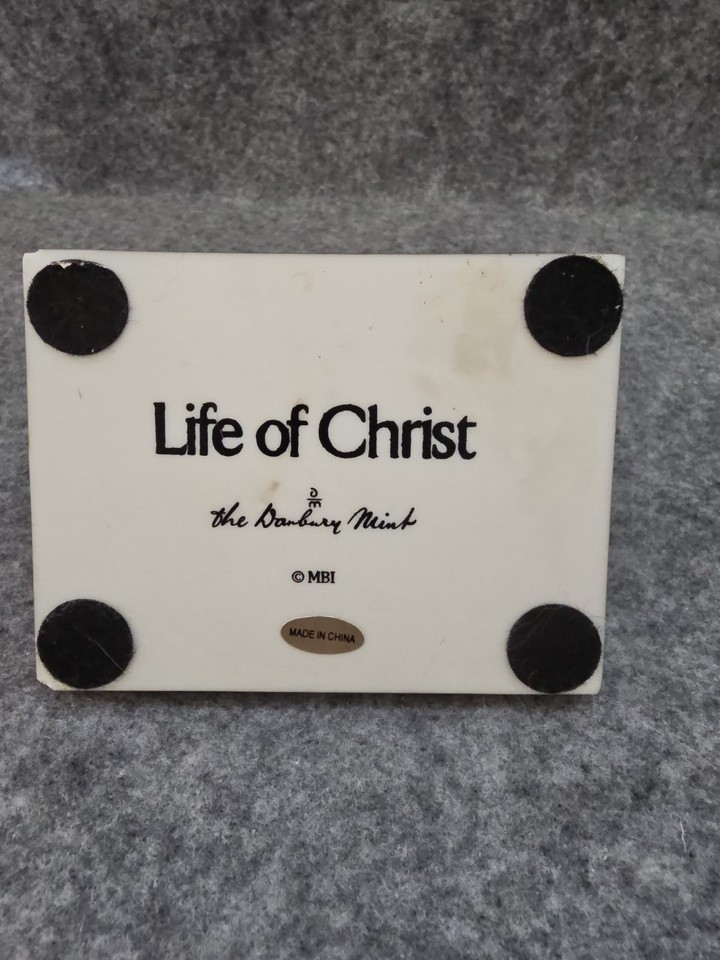 Life Of Christ Crucifix Tabletop/ Hanging The Danbury Mint 3D Religious ...