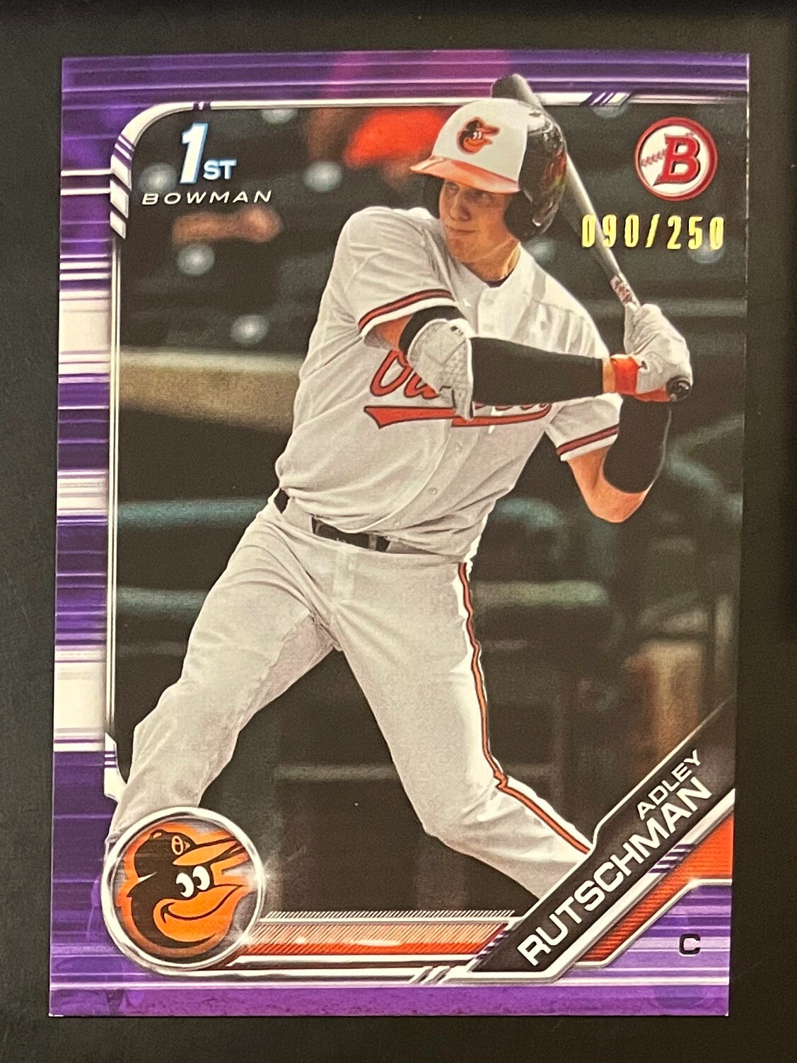 2019 ADLEY RUTSCHMAN Bowman Draft Purple Paper /250 BD-1 | eBay