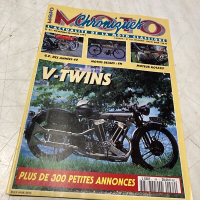 Chronicles Motorcycle No. 64 1994 GP 60s FN Rotary Engine V-Twins etc ...