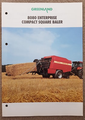 GREENLAND 8080 ENTERPRISE COMPACT SQUARE BALER SALES BROCHURE | eBay UK
