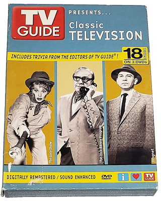 TV Guide Presents Classic Television - 18 Episodes on 3 DVDs | eBay