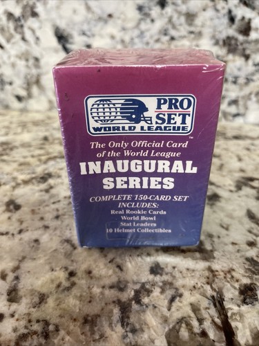 NEW SEALED 1991 PRO SET WORLD LEAGUE INAUGURAL SERIES 150 FOOTBALL CARD ...