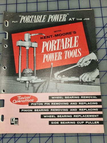 1957 GM Portable Power Tools Catalog Kent Moore | eBay
