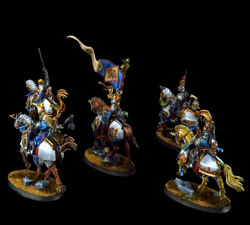 FREEGUILD CAVALIERS cities of sigmar ** COMMISSION ** painting | eBay