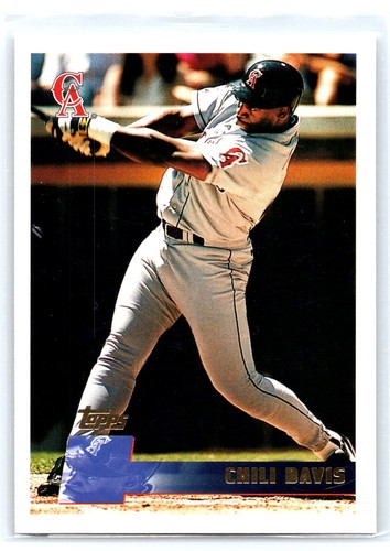 1996 Topps Baseball #280 Chili Davis California Angels | eBay
