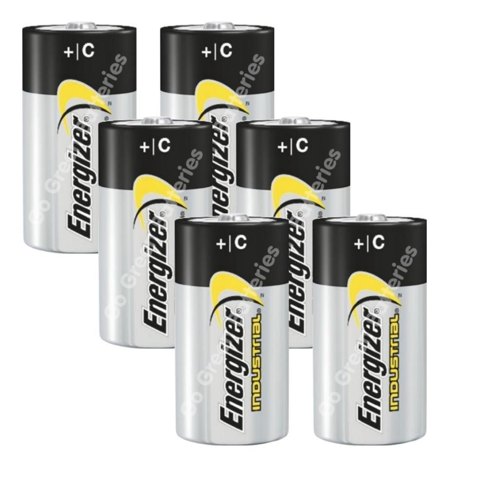 Energizer Industrial 9V C D Alkaline Batteries PP3 LR22 MN1604 LR14 ...