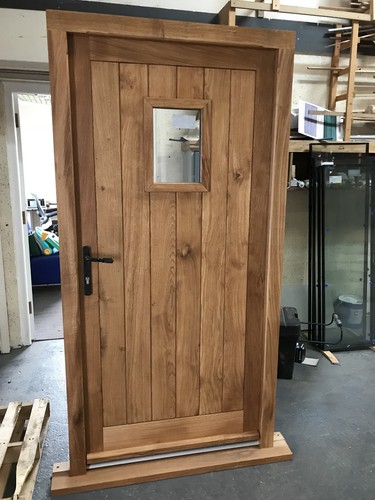 Traditional Solid Oak Front Door Cottage Style Made to measure. | eBay UK