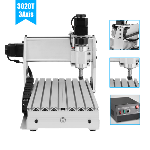 Router 3020T 3Axis Machine with Port Drilling Milling Machine Large 3D ...