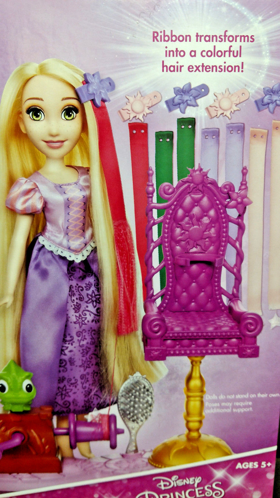 Disney Princess Rapunzel Tangled Toy Doll Play Set NEW Hair Style Salon ...