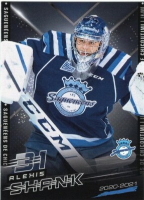 Alexis Shank 2020-21 Chicoutimi Sagueneens | eBay
