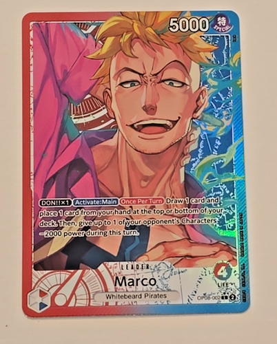 One Piece Marco Leader Full Alt Art Two Legends OP08-002 English | eBay