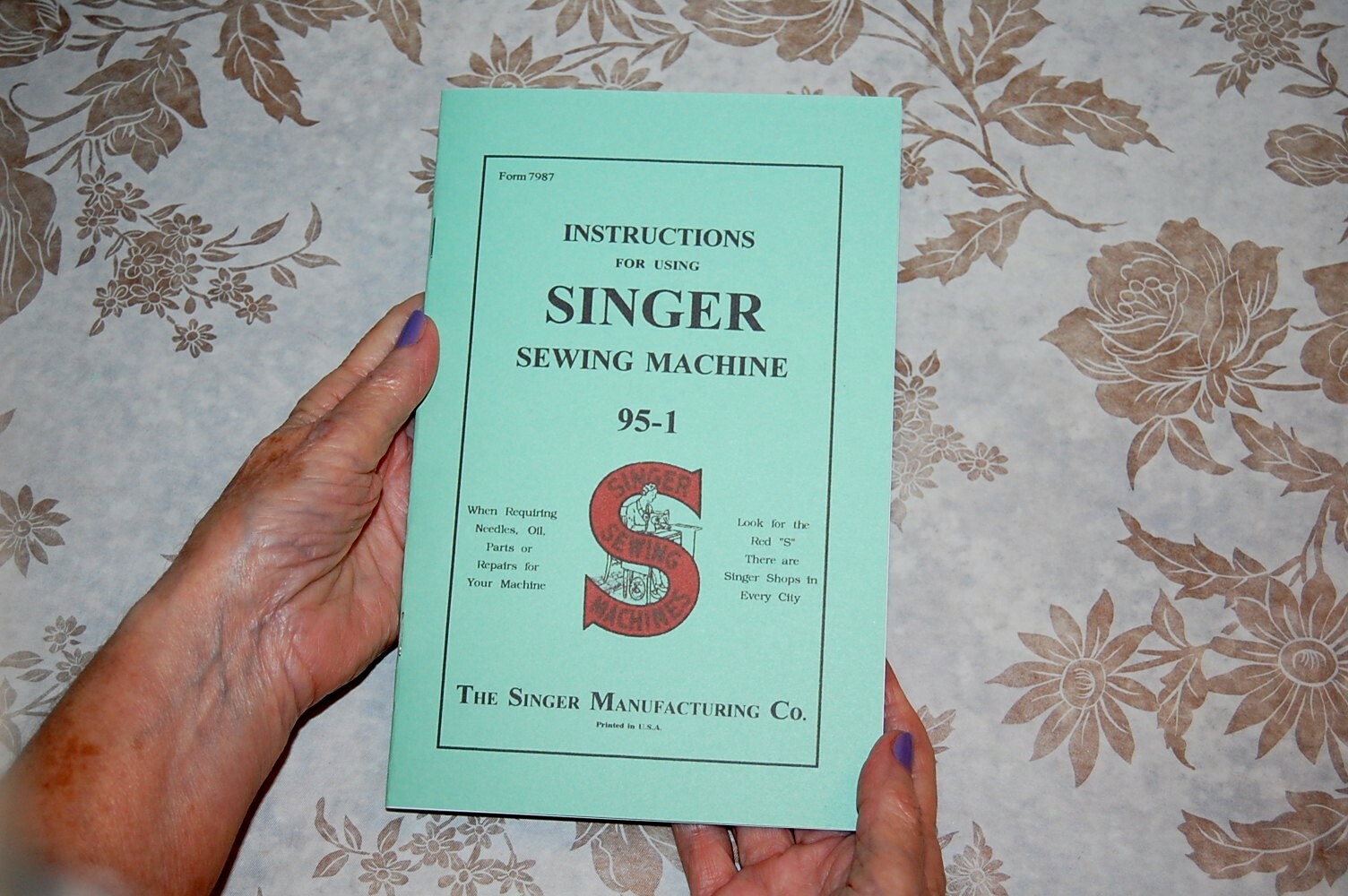 Instruction Manual for Using Singer 95-1 Sewing Machine | eBay