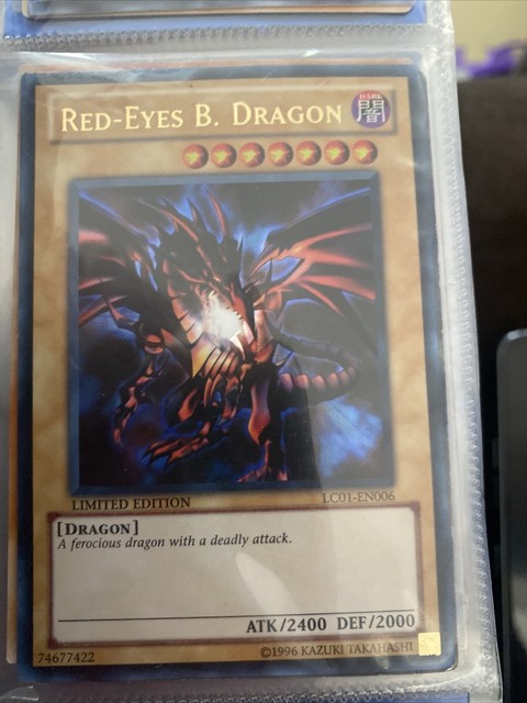 Yu-Gi-Oh! TCG Red-Eyes B. Dragon Legendary Collection LC01-EN006 ...