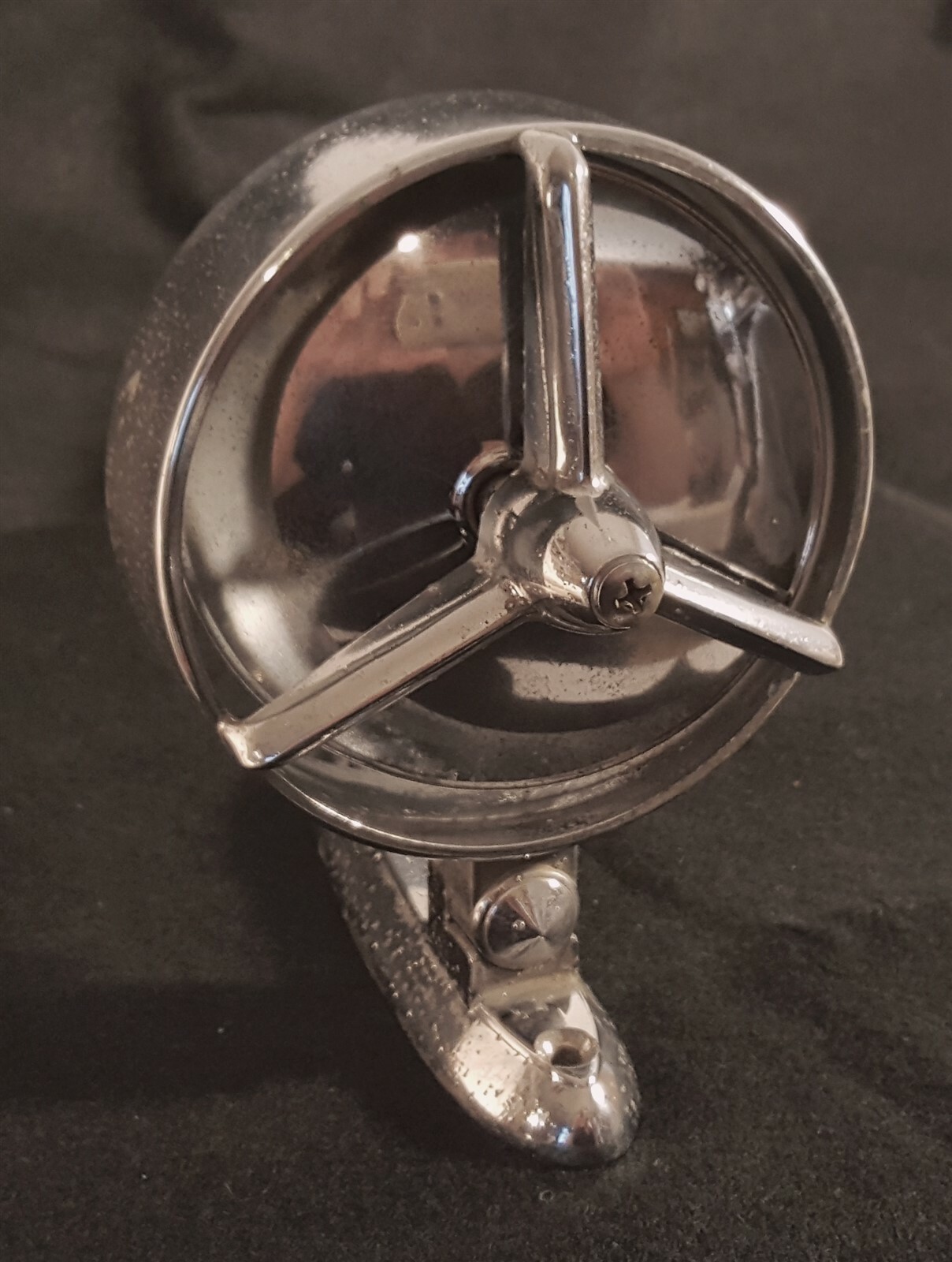 VINTAGE YANKEE TRI BAR HOT ROD CHROME AUTOMOBILE CAR REAR VIEW FENDER ...