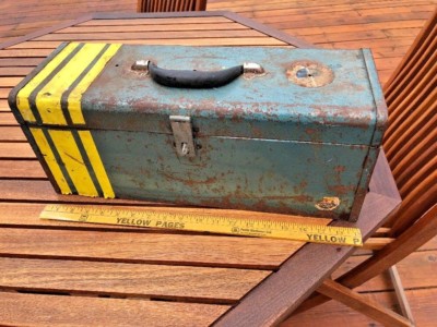 Vintage WATERLOO Mechanics Tool Box Boeing Machinist Custom Prop 1960's ...