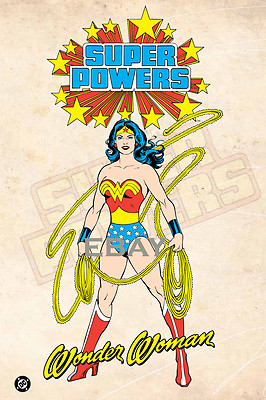 1988 Super Powers WONDER WOMAN Model Art : Justice League | eBay